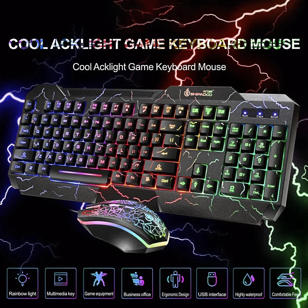 Dragon X RGB Gaming Keyboard and Mouse Set – Onetify