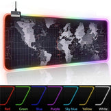 Dragon RGB Gaming Mouse Pad World Map – Onetify