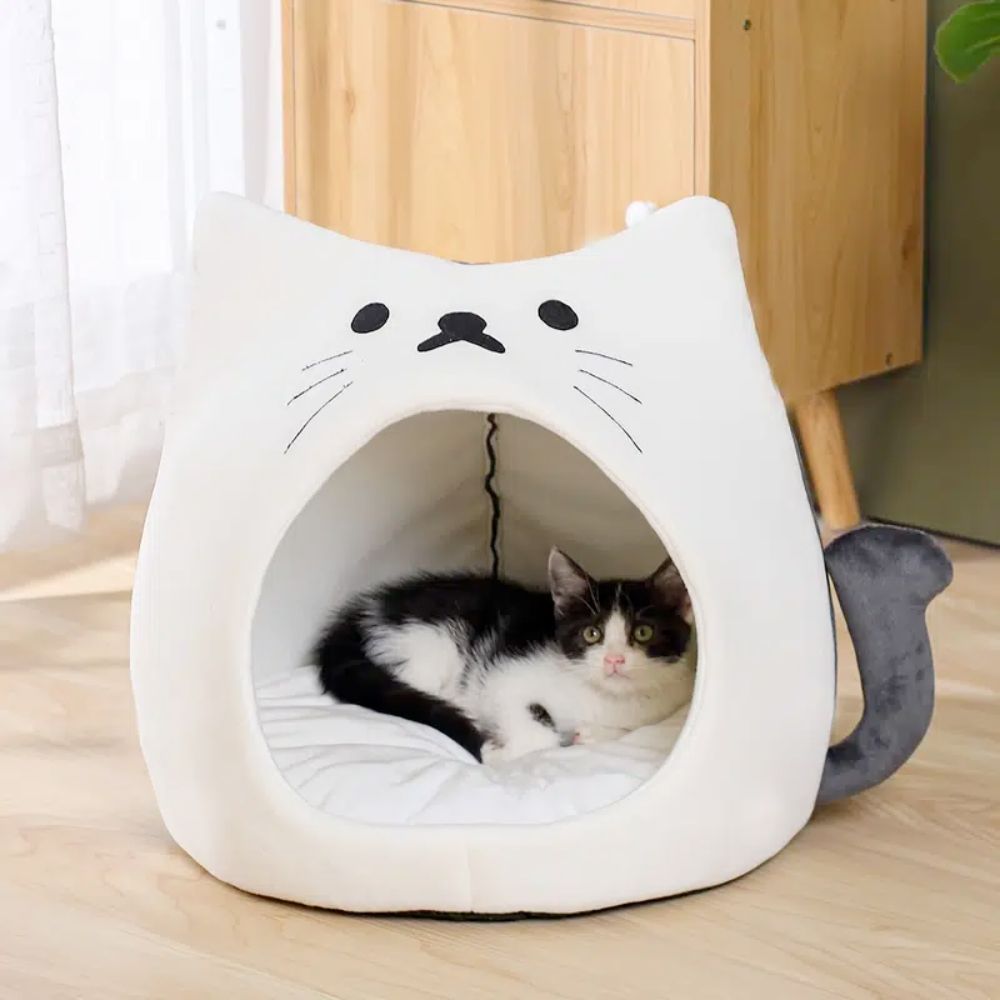Adorable Cat Shape Pet House – Onetify