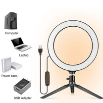 Large LED Ring Light with Stand – Onetify