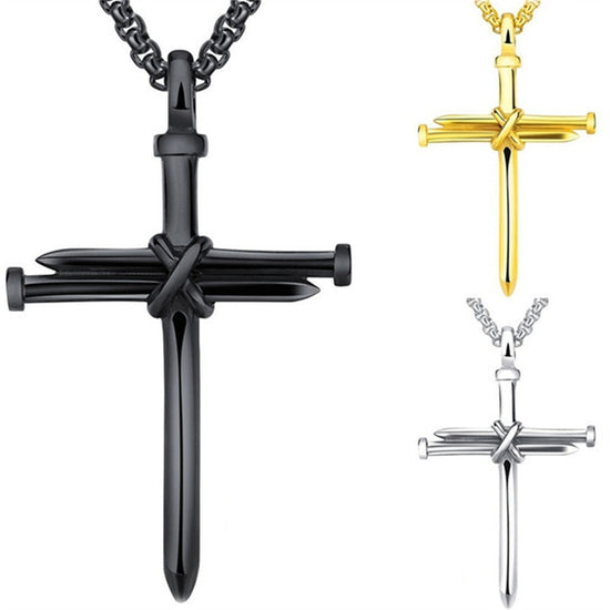 Nailed Cross Necklace – Onetify