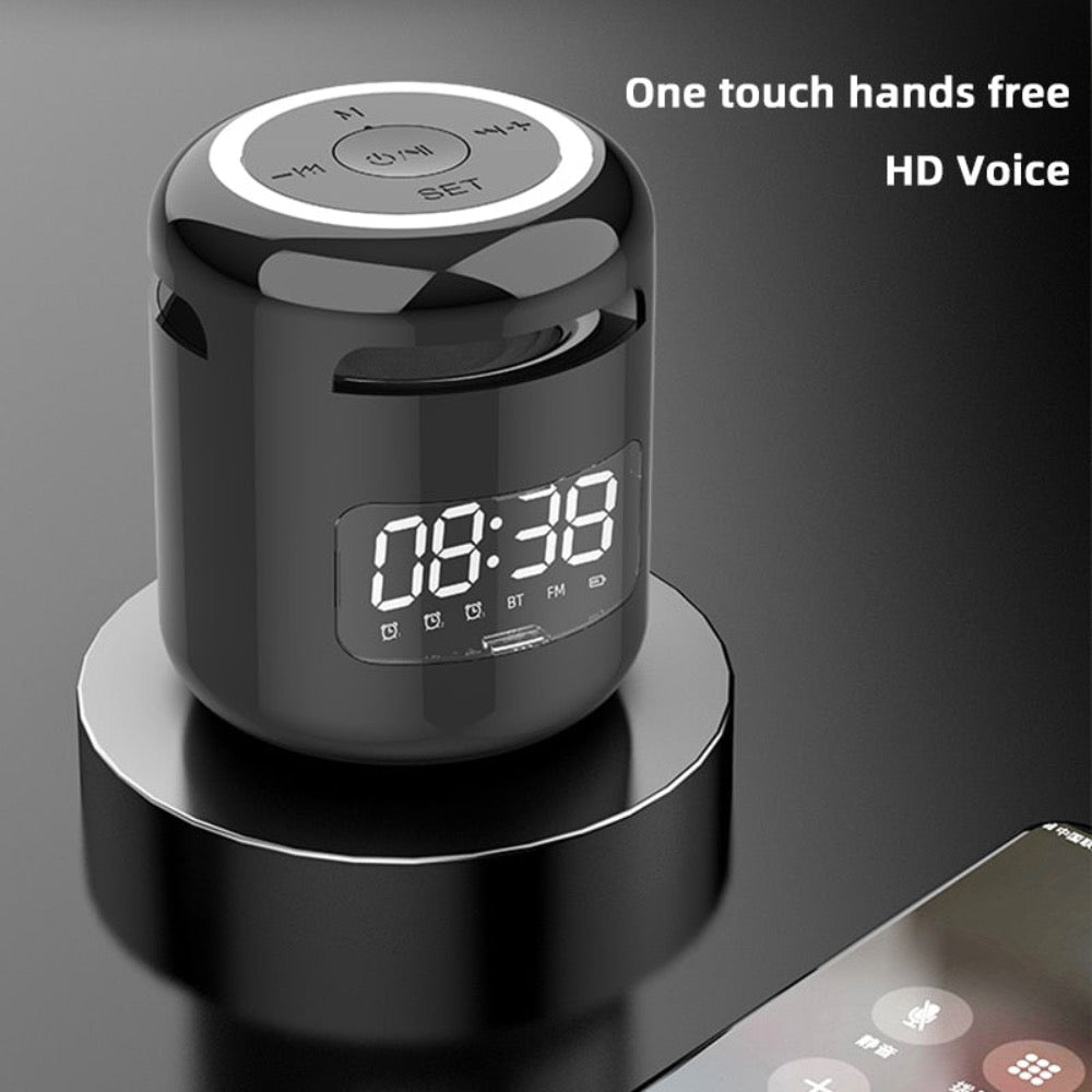Mini Bluetooth Speaker with FM Radio Alarm Clock – Onetify