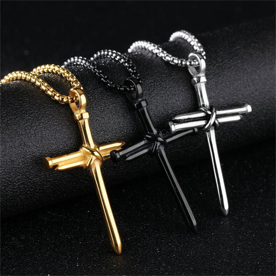 Nailed Cross Necklace – Onetify