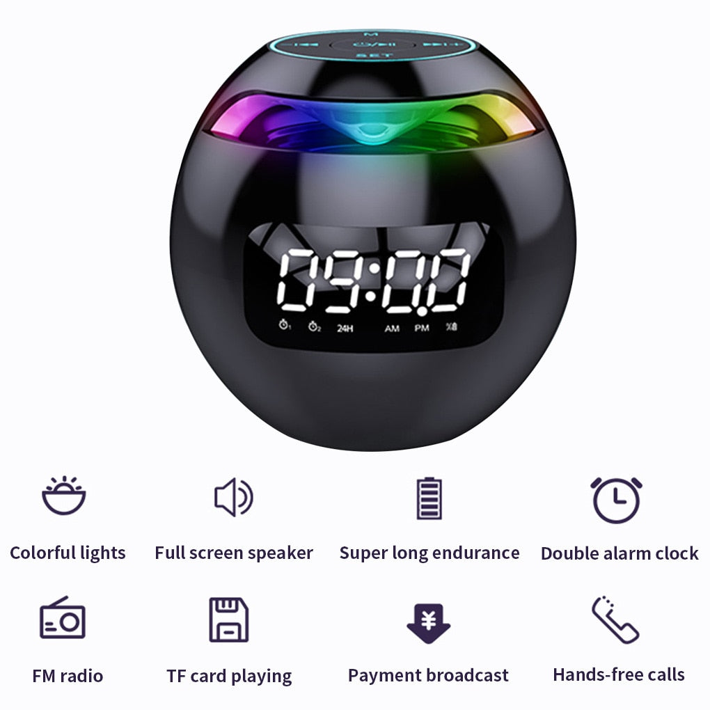 Sphere Wireless Bluetooth Clock Speaker – Onetify