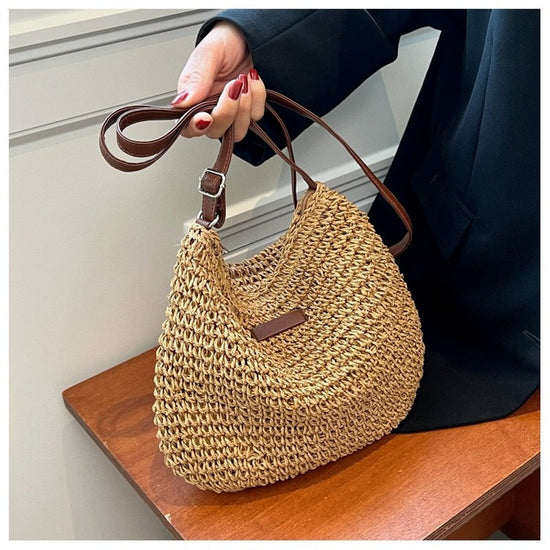 Casual Summer Shoulder Straw Bag – Onetify
