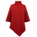 Womens Turtleneck Poncho With Side Buttons Details – Onetify
