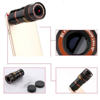 Dragon 8X HD Optical Zoom Smartphone Lens with Universal Mobile Phone ...