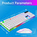 Ninja Dragons White Knight Gaming Keyboard and Mouse Set – Onetify