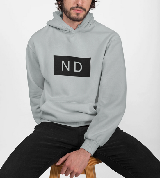 Mens Street Style ND Hooded Sweatshirt – Onetify