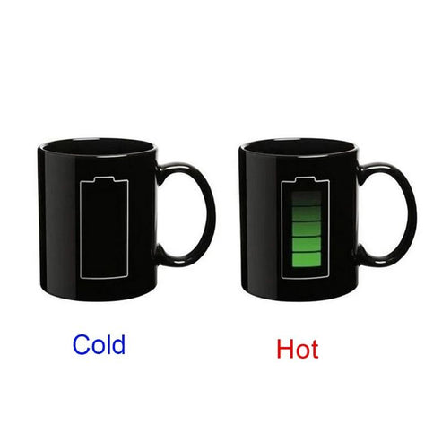 Magical Heat Sensitive Color Changing Battery Meter Coffee Mug – Onetify