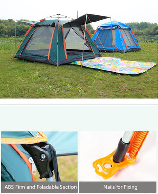 Large Size UV Waterproof Double Layered Automatic Camping Tent – Onetify