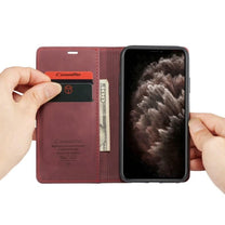Luxury Magnetic Flip Wallet Case for iPhone – Onetify