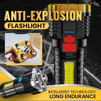 Ultra Bright Waterproof Outdoor LED Flashlight with Side Lamp – Onetify
