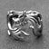 Mens Stainless Steel Dragon Flame Design Ring – Onetify