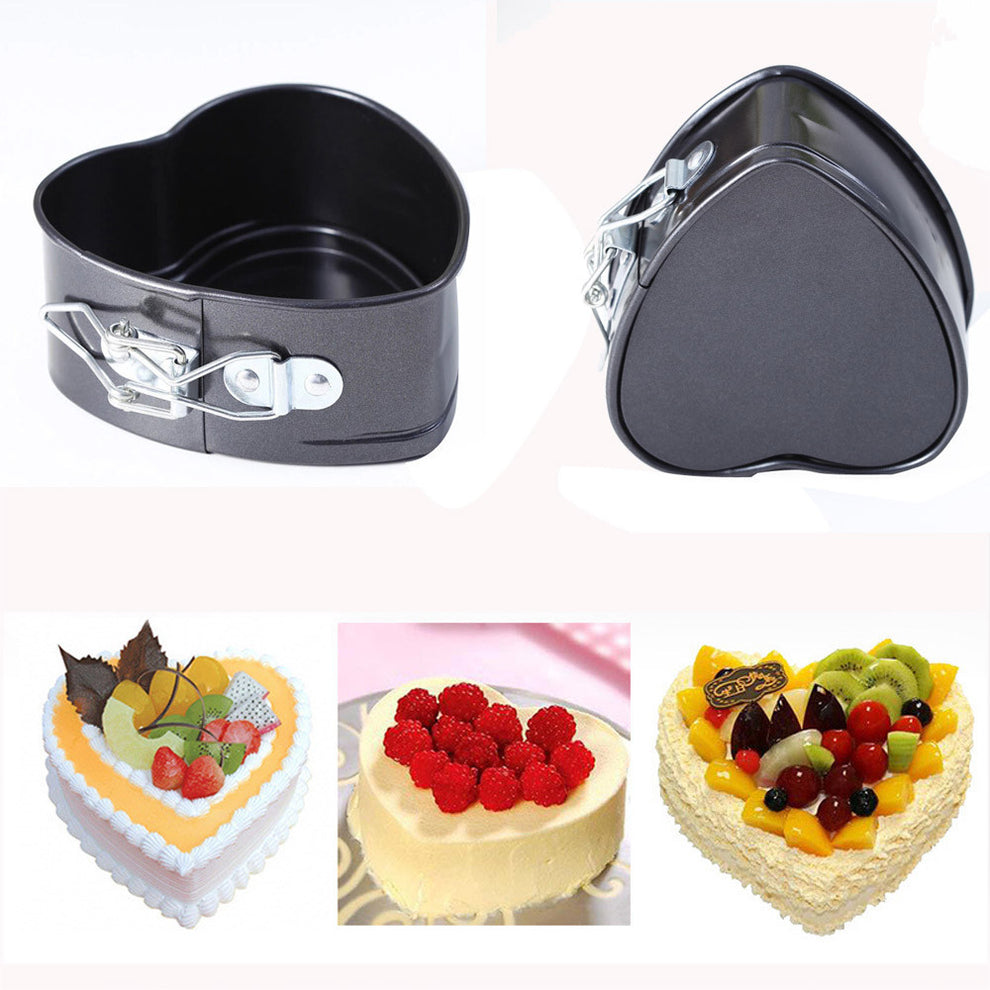 Non-Stick Love Heart Shape Cake Mold 3 pcs set – Onetify
