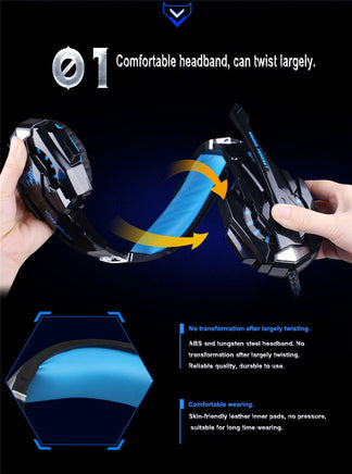 Ninja Dragon G9300 LED Gaming Headset with Microphone – Onetify