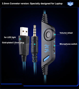 Ninja Dragon G9300 LED Gaming Headset with Microphone – Onetify