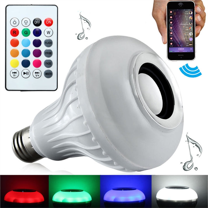 Smart LED Light Bulb with Bluetooth Speaker – Onetify