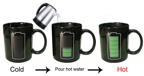 Magical Heat Sensitive Color Changing Battery Meter Coffee Mug – Onetify