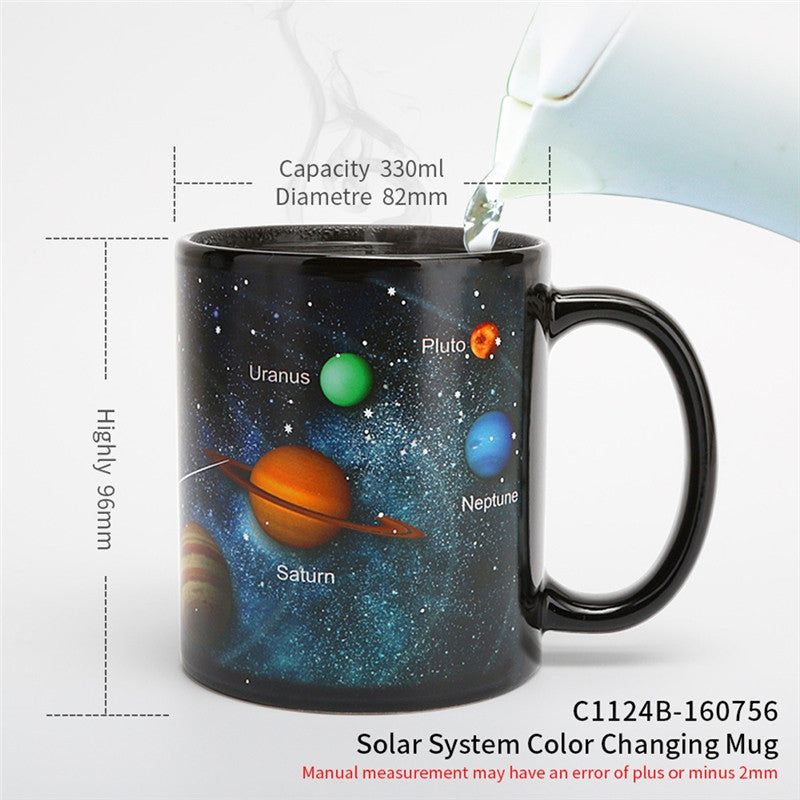 Space Theme Heat Sensitive Color Changing Ceramic Mug – Onetify